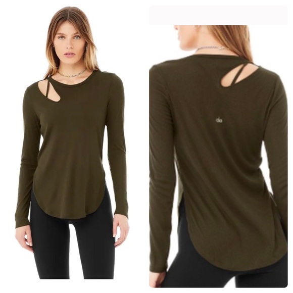 ALO Yoga | Tops | Alo Yoga Ribbed Long Sleeve | Poshmark